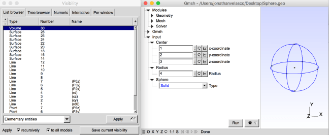 Basic 3D geometry creation using Gmsh – Jonathan Velasco